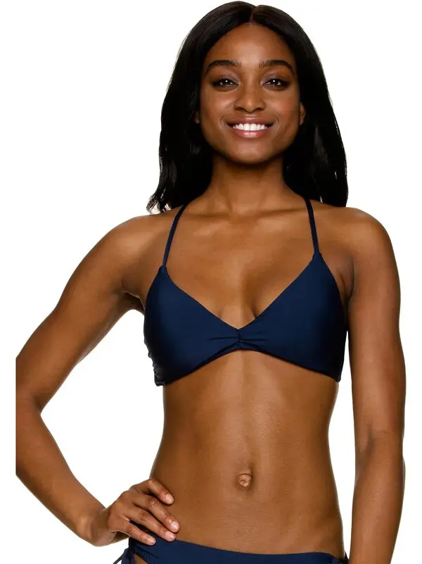 Helen Jon Lace Back Bralette - Navy