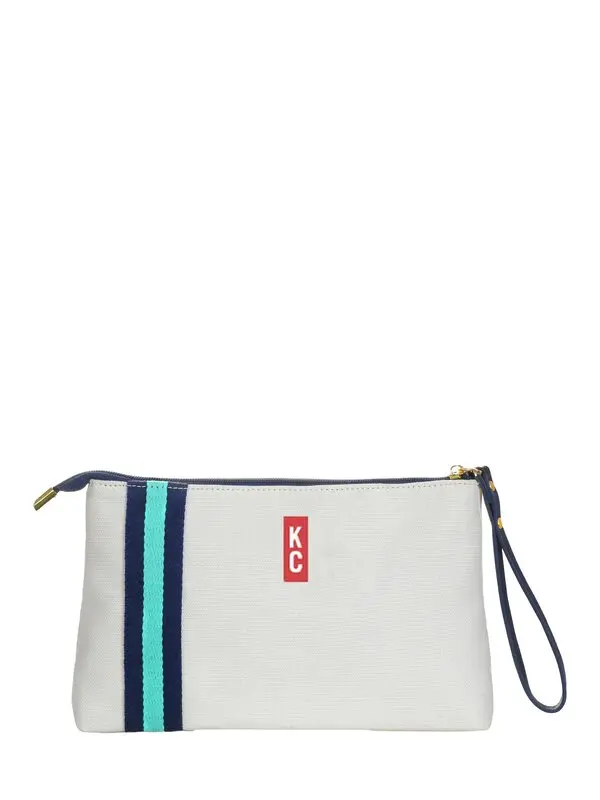 Helen Jon Clutch With Striped Detail - Kc Current