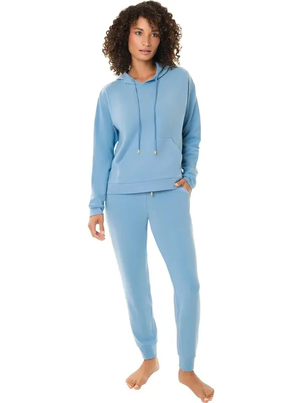 Helen Jon Luxe Jogger With Ankle Length - Light Blue