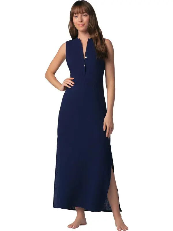 Helen Jon Island Midi Tunic - Navy