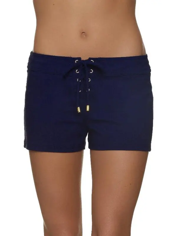 Helen Jon 3" Lace-up Board Short - Navy