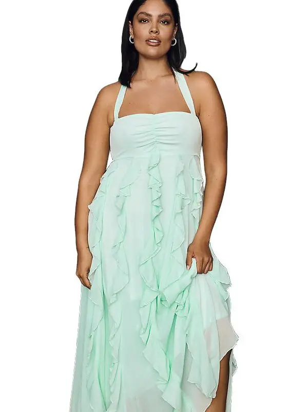 Show Me Your Mumu Plus Gemma Maxi Dress - Mint