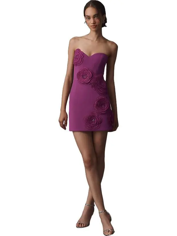 HELSI Gia 3d Mi Dress - Medium Pink