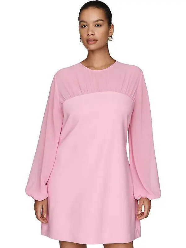 Endless Rose Plus Ruched Mi Dress - Pink
