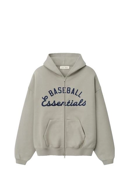 Fear Of God Essentials Mlb Full Zip Sport Hoodie Seal - Multicolor