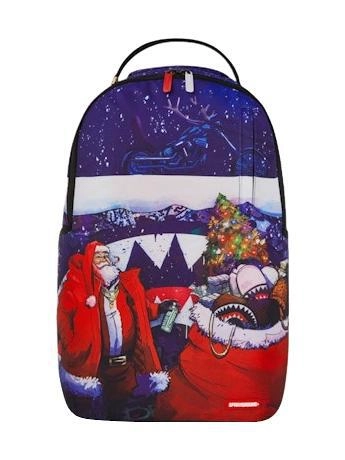 SPRAYGROUND Santa Big Bag Stacks Backpack - Multicolor