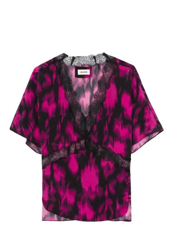 Zadig&Voltaire Tzar Silk Top - Black