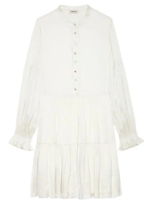 Zadig&Voltaire Randy Satin Dress - Flake