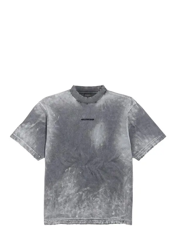 Balenciaga Back Medium Fit T-shirt - Black
