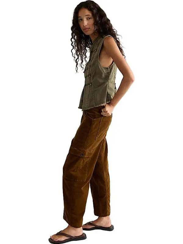 Citizens Of Humanity Thassos Twisted Seam Cord Utility Pants - Manuka