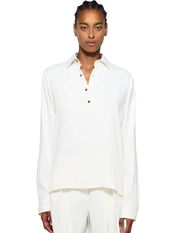 Serena Bute George Shirt - Ecru