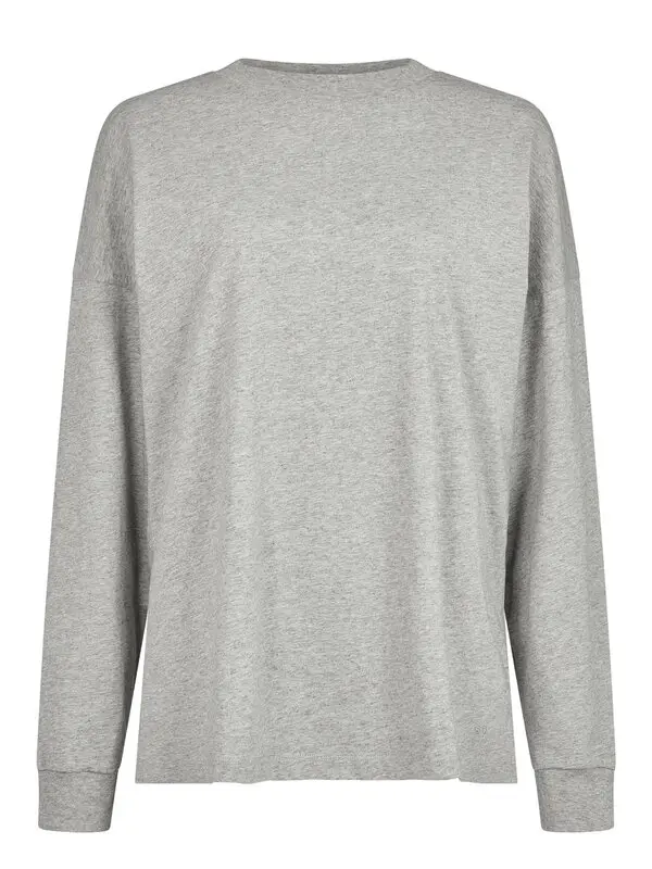 Serena Bute Classic Cotton Long Sleeve T-shirt - Grey