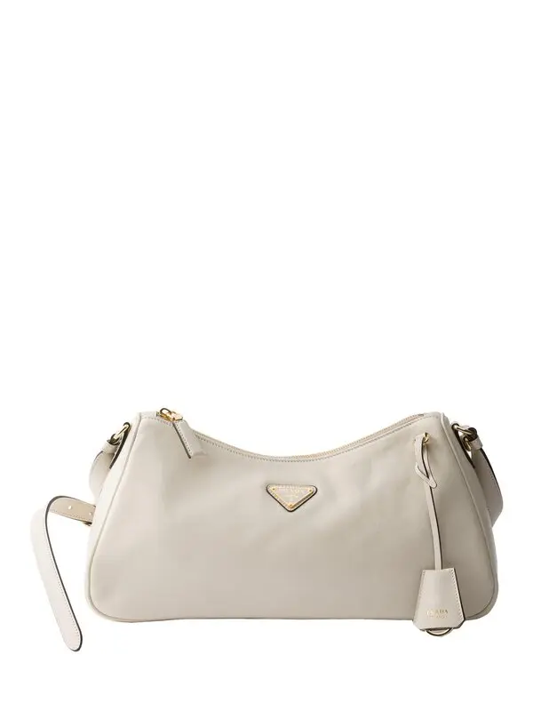 Prada Aimée Large Nappa Leather Bag - Neutral