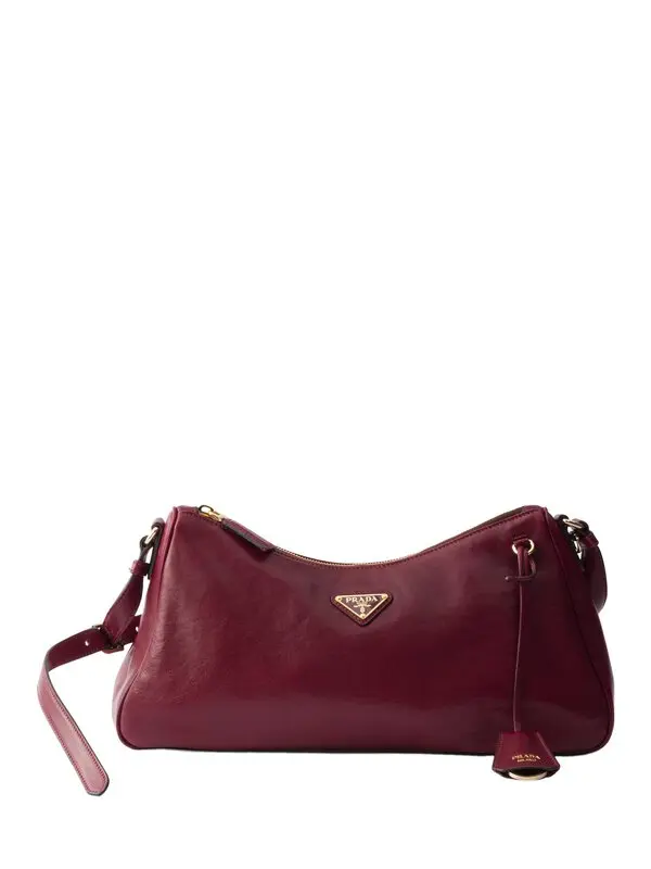 Prada Aimée Large Nappa Leather Bag - Red