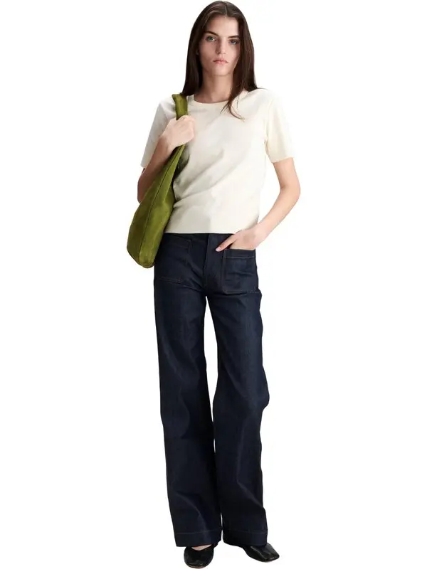 A.p.c. Victoria Jeans Straight Cut, High Rise - Indigo