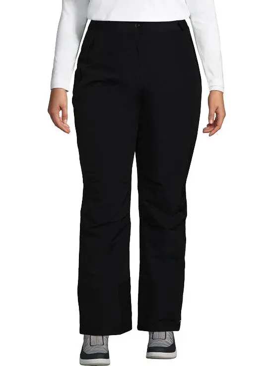 LANDS' END Squall Waterproof Insulated Snow Pants - Black