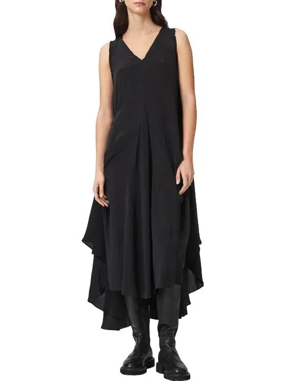 ALLSAINTS Sybil Midi Dress - Black