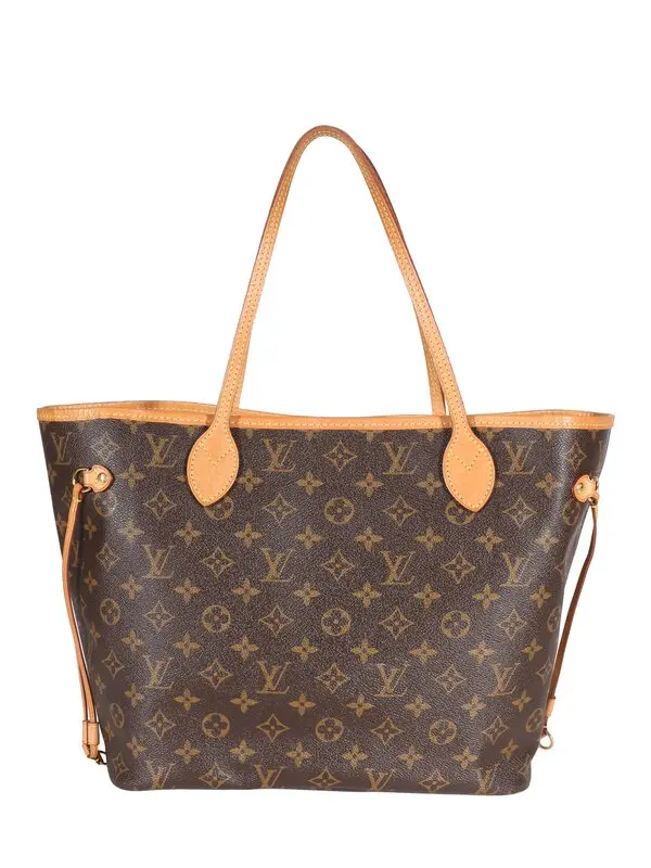 LOUIS VUITTON Monogram Canvas Neverfull Mm Tote Bag - Brown