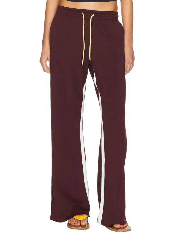 The Upside Marnie Wide Leg Pant - Maroon