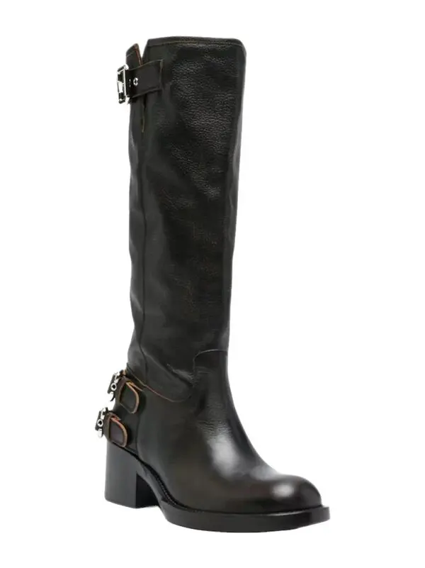 Chloé Dakota Buckle-strap Boots - Black