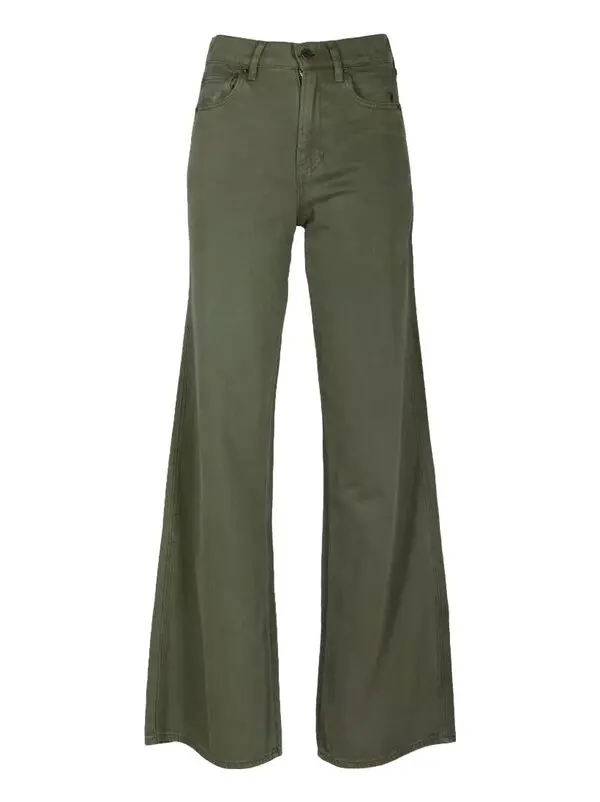 Veronica Beard Kasey Wide-leg Trousers - Green