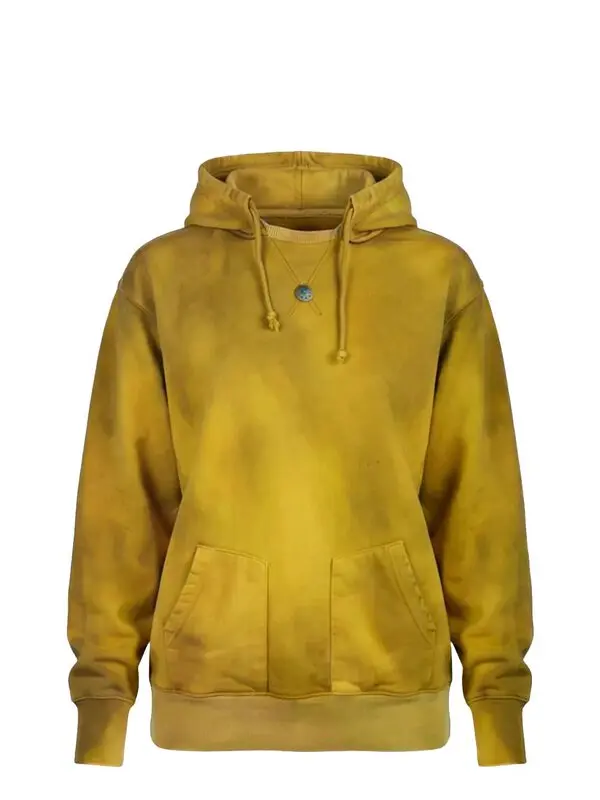 ANTIK DENIM Double-pocket Hoodie - Yellow