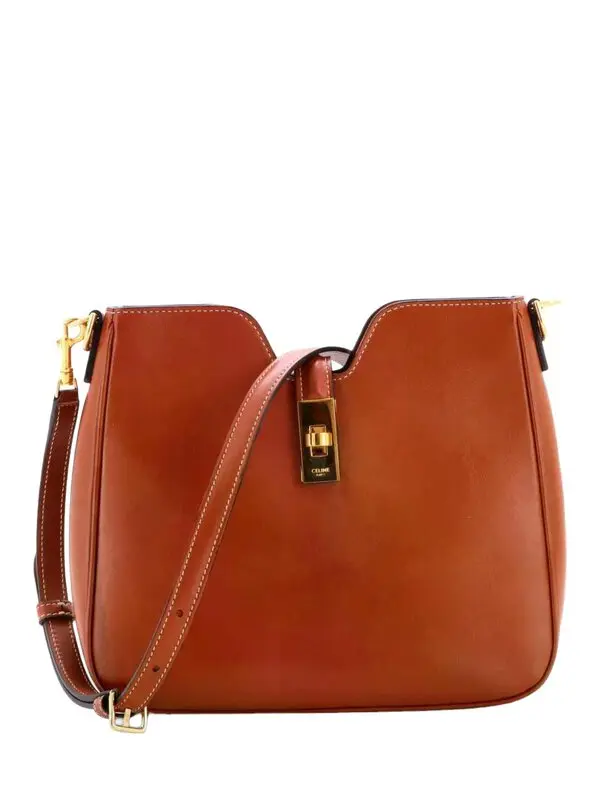 Celine Camille 16 Soft Leather Small Shoulder Bag - Brown