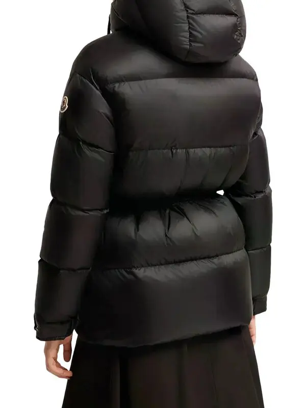Moncler Sesie Hooded Down Jacket - Black