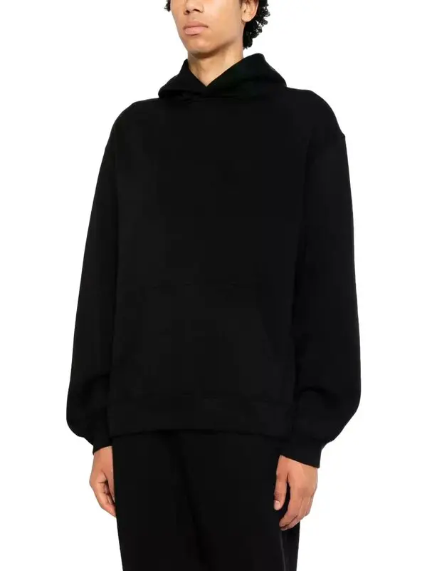 MELT Kangaroo-pocket Hoodie - Black