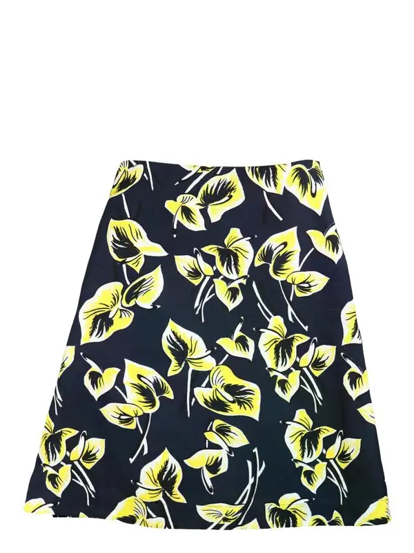 Marni Flower-print Mini Skirt - Blue
