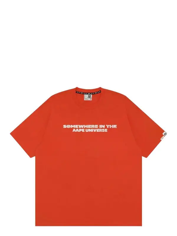 AAPE BY *A BATHING APE Aapeunvs Graphic-print T-shirt - Orange