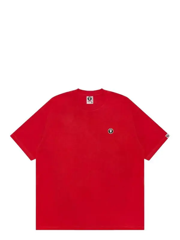 AAPE BY *A BATHING APE Logo-patch T-shirt - Red