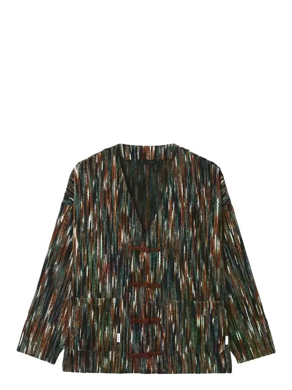FIVE CM Melange Knit Cardigan - Black