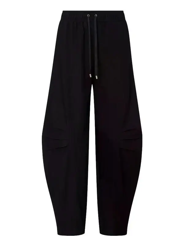 Liu Jo Wide-leg Trousers With Drawstring Waist - Black