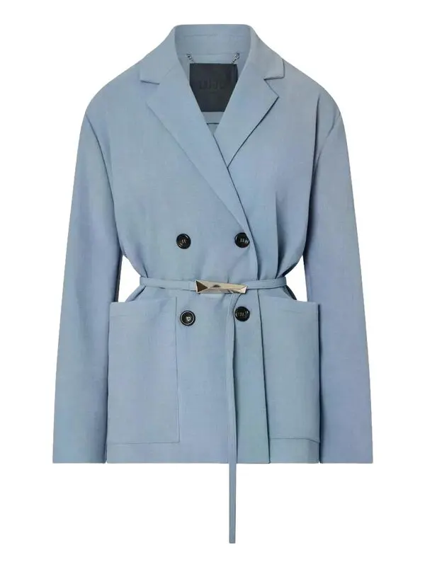 Liu Jo Unstructured Mélange Jacket - Blue