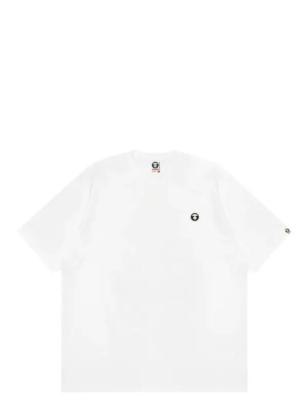 AAPE BY *A BATHING APE Logo-patch T-shirt - White