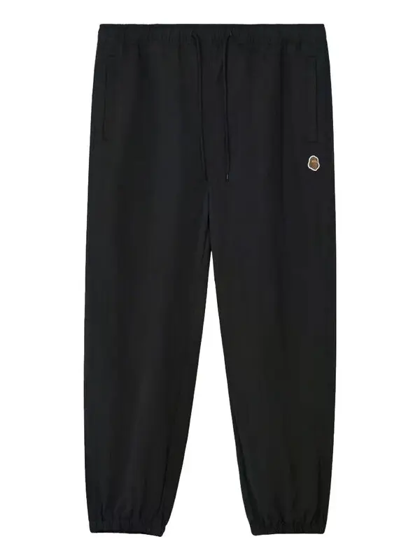 FINGERCROXX Logo-patch Track Pants - Black
