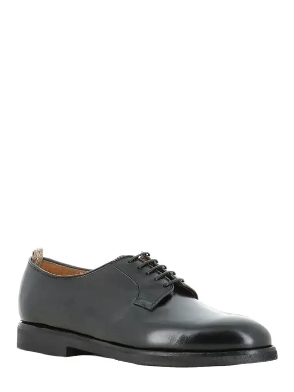 Officine Creative Bariton Flexi 001 Polished-finish Lace-up Derby Shoes - Black