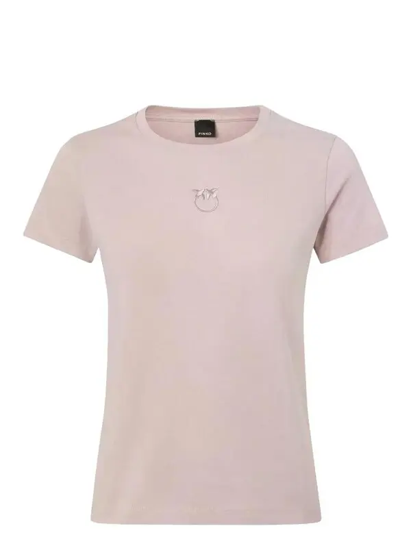 Pinko T-shirt With Love Birds Logo - Pink