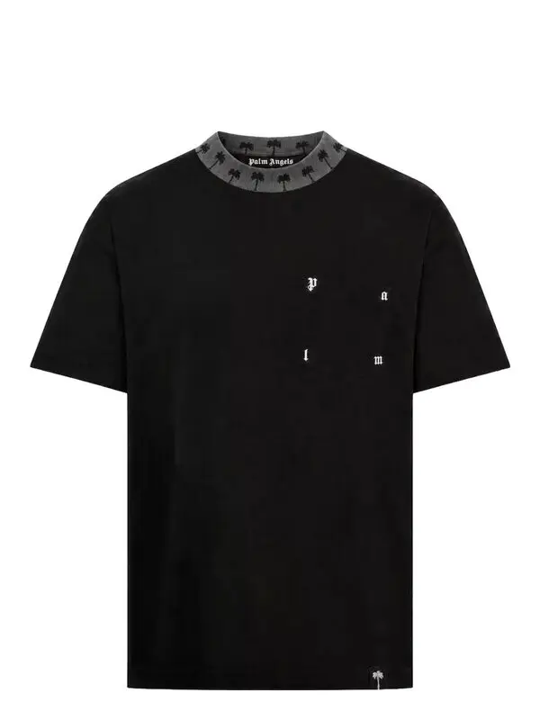 Palm Angels Palm Rib Regular Tee L/s - Black