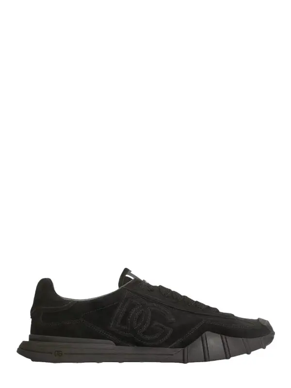 Dolce & Gabbana Calf Leather, Calf Suede, And Rubber Sneakers - Black