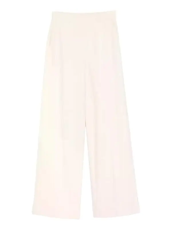 SEMICOUTURE Wide-leg Tailored Trousers - Neutrals
