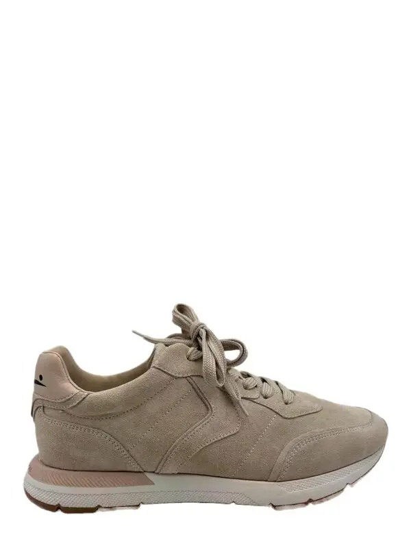 VOILE BLANCHE Suede Lace-up Sneakers - Neutrals
