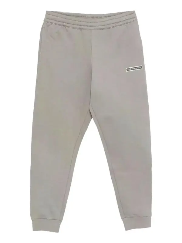 EA7 Logo-patch Track Pants - Grey