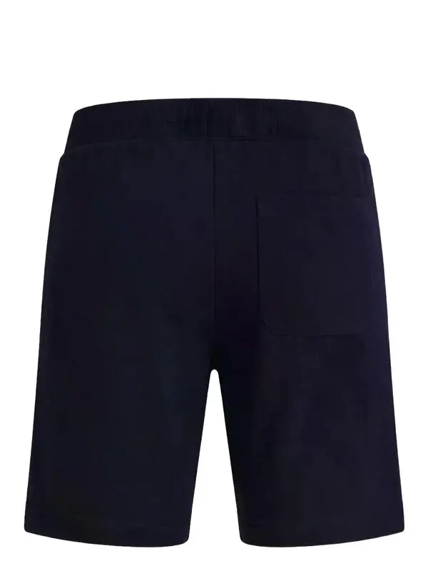Hugo Boss Elasticated Waist Shorts With Logo Detail - Blue