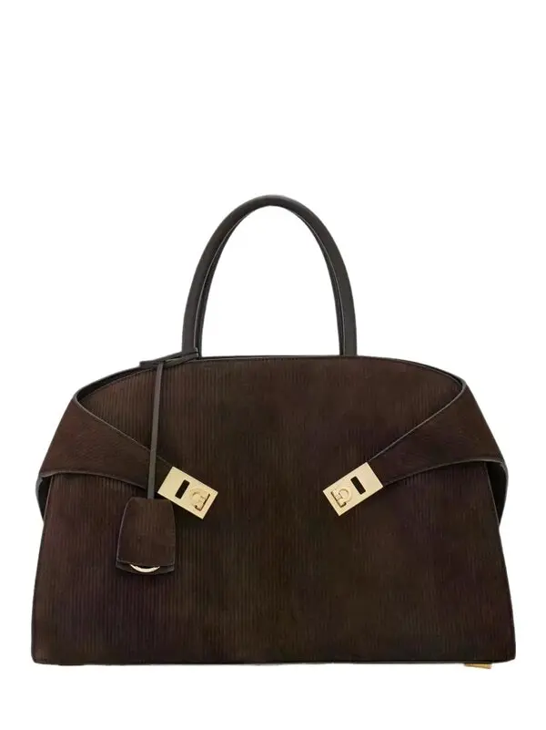 FERRAGAMO Hug Handbag - Brown
