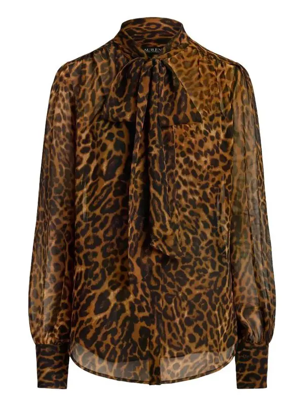 Ralph Lauren Leopard-pattern Blouse - Brown
