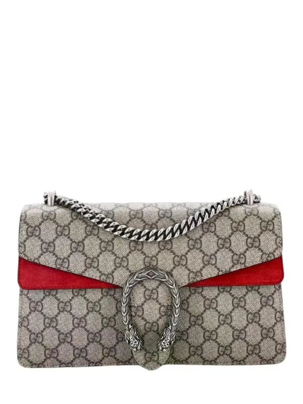 Gucci Dionysus Bag Gg Coated Canvas Small Shoulder Bag - Brown