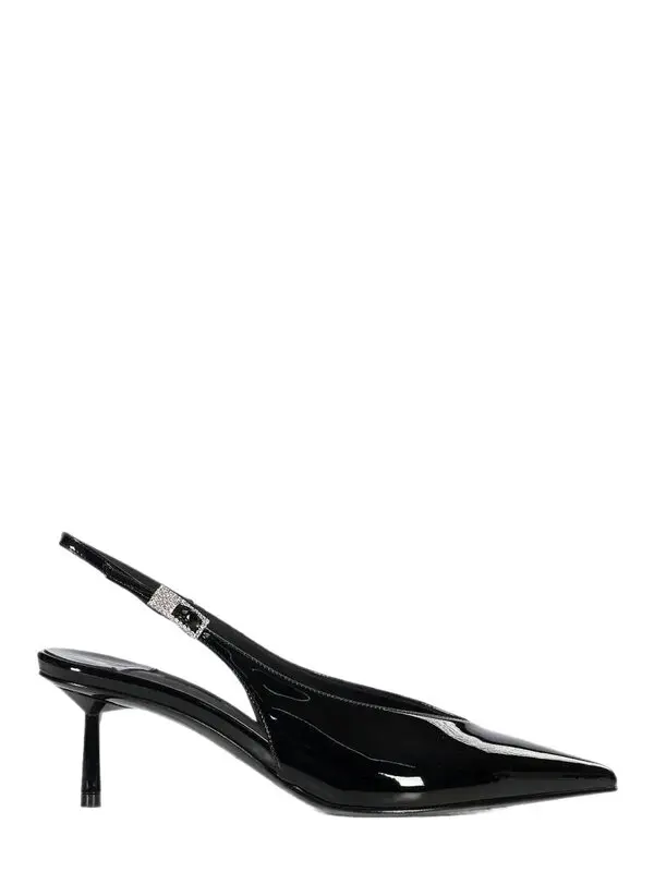 LE SILLA Embellished-buckle Slingback Pumps - Black
