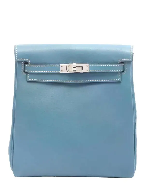 Hermès 2001 Swift Kelly Hac A Dos Pm Backpack - Blue